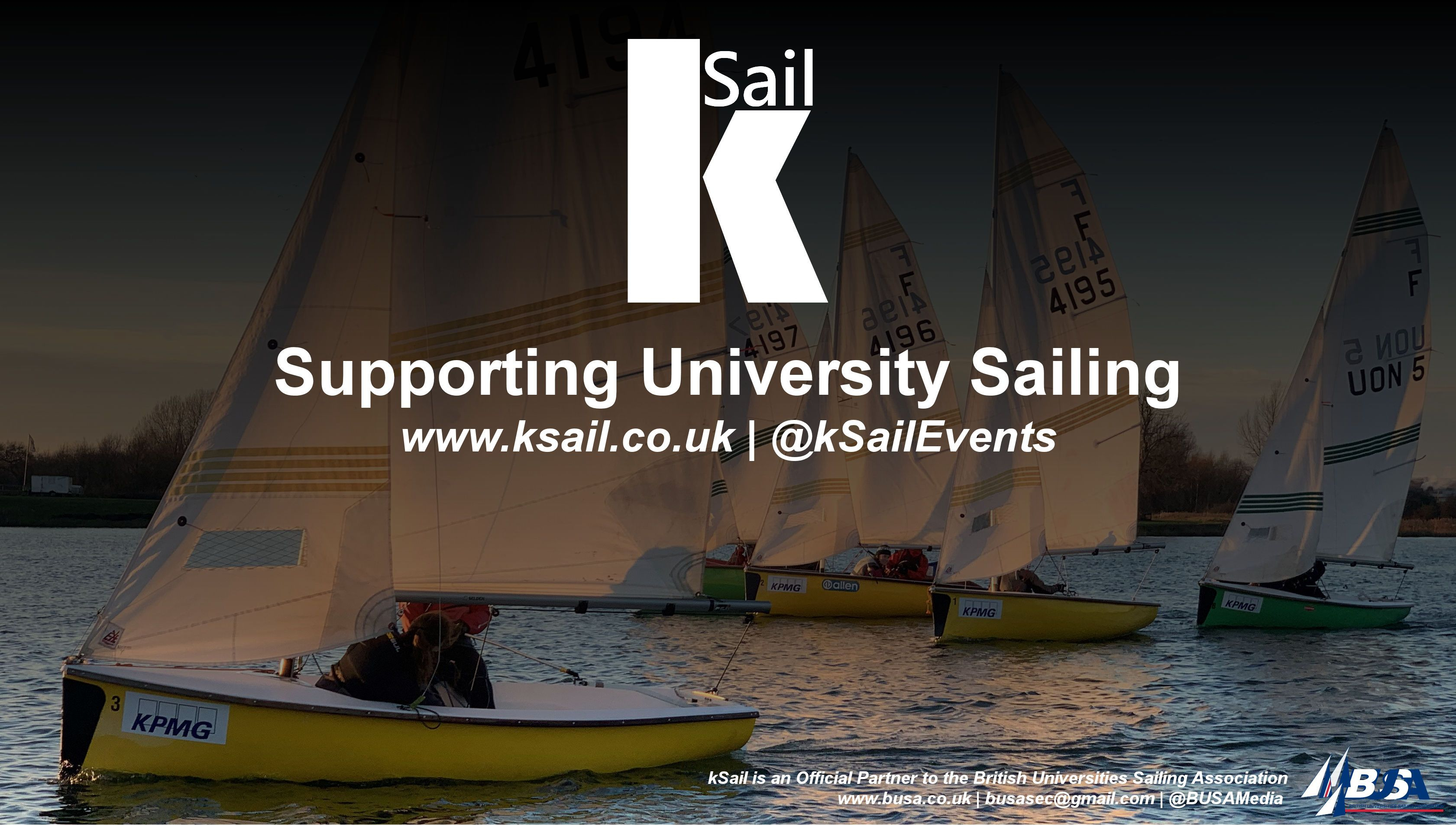 Busa :: BUSA joins forces with kSail to support student sailing
